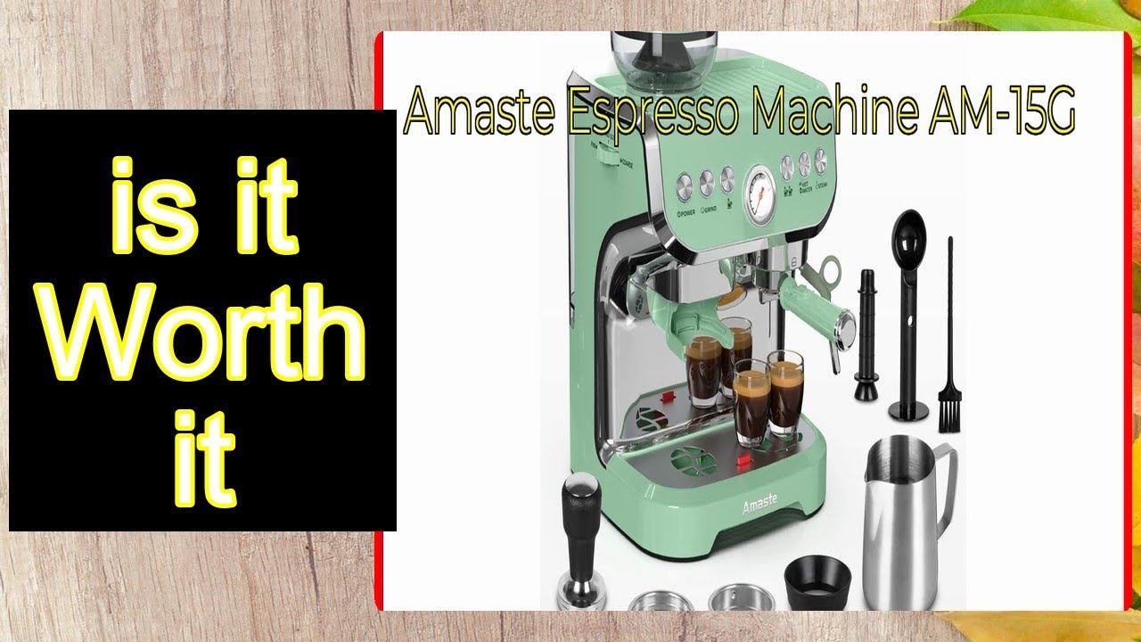 Amaste Espresso Machine AM-15G REVIEW – Important Information - YouTube