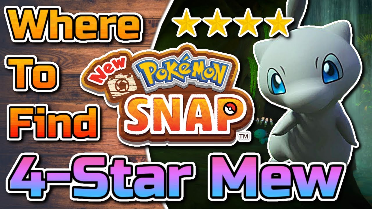 How To and Where To Find Mew In New Pokemon Snap! Also How To Get The 4 ...