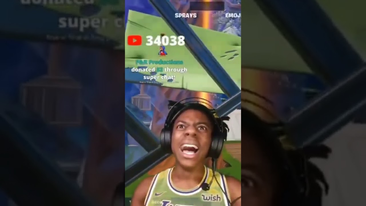 Ishowspeed breaks his pc after winning a fortnite game - YouTube