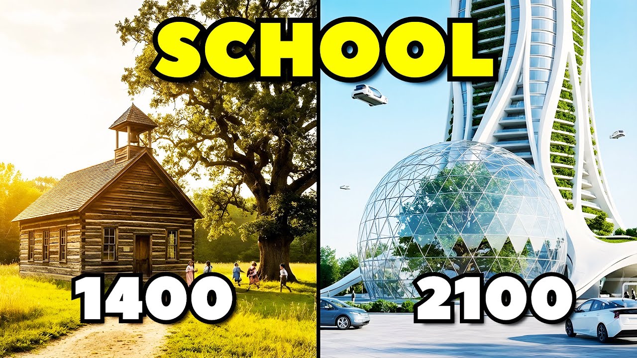 Evolution of American Schools | From 1400 to 2100 | AI Animation - YouTube