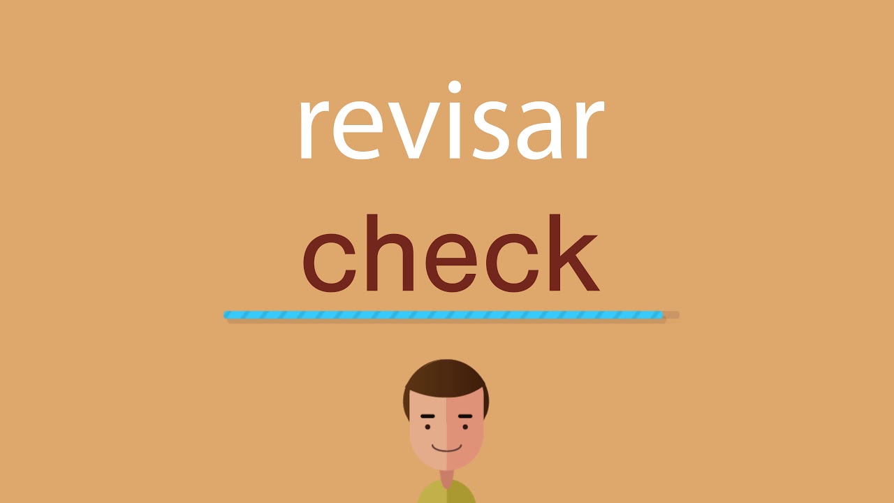 Cómo se dice revisar en inglés - YouTube