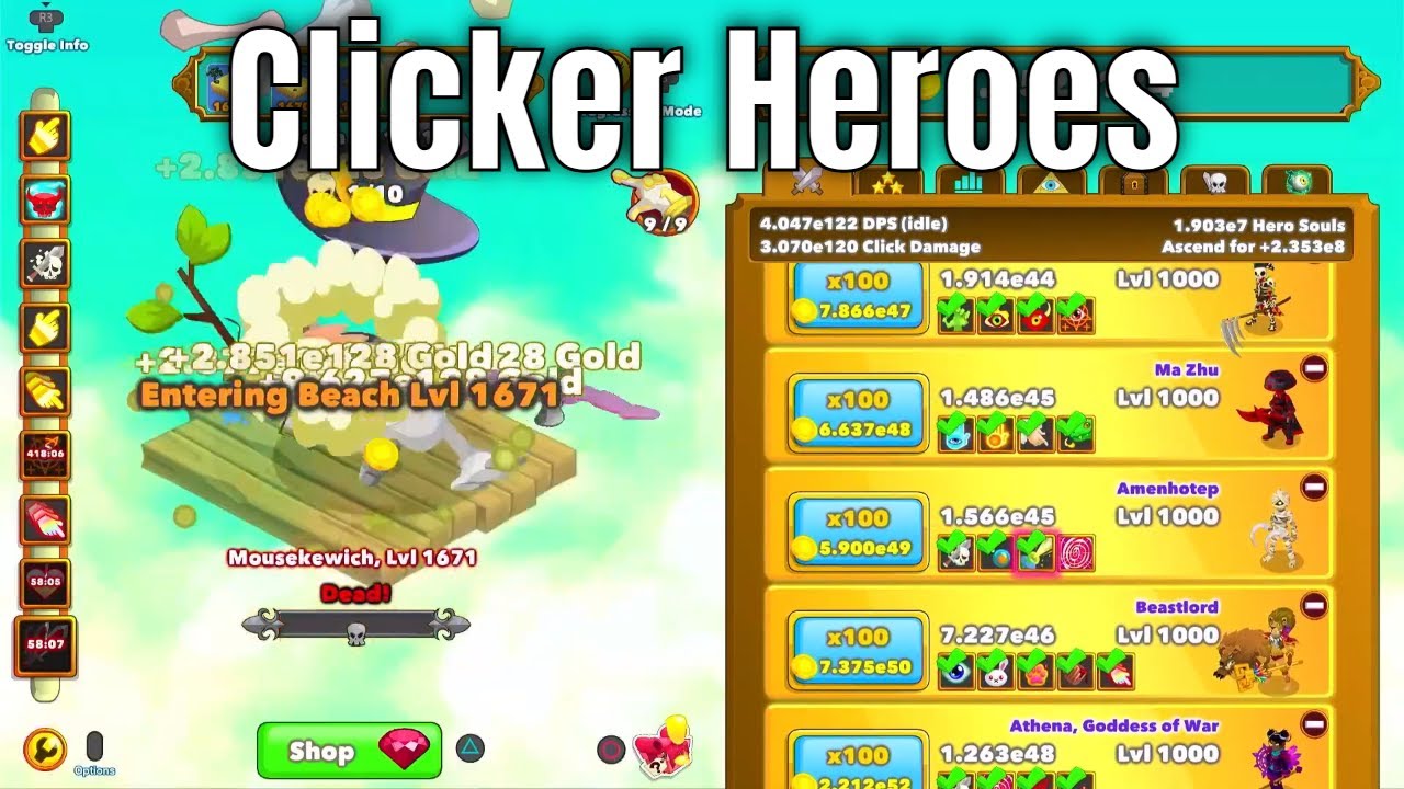 Clicker Heroes - Incremental Idle Clicker - Ep918 - YouTube
