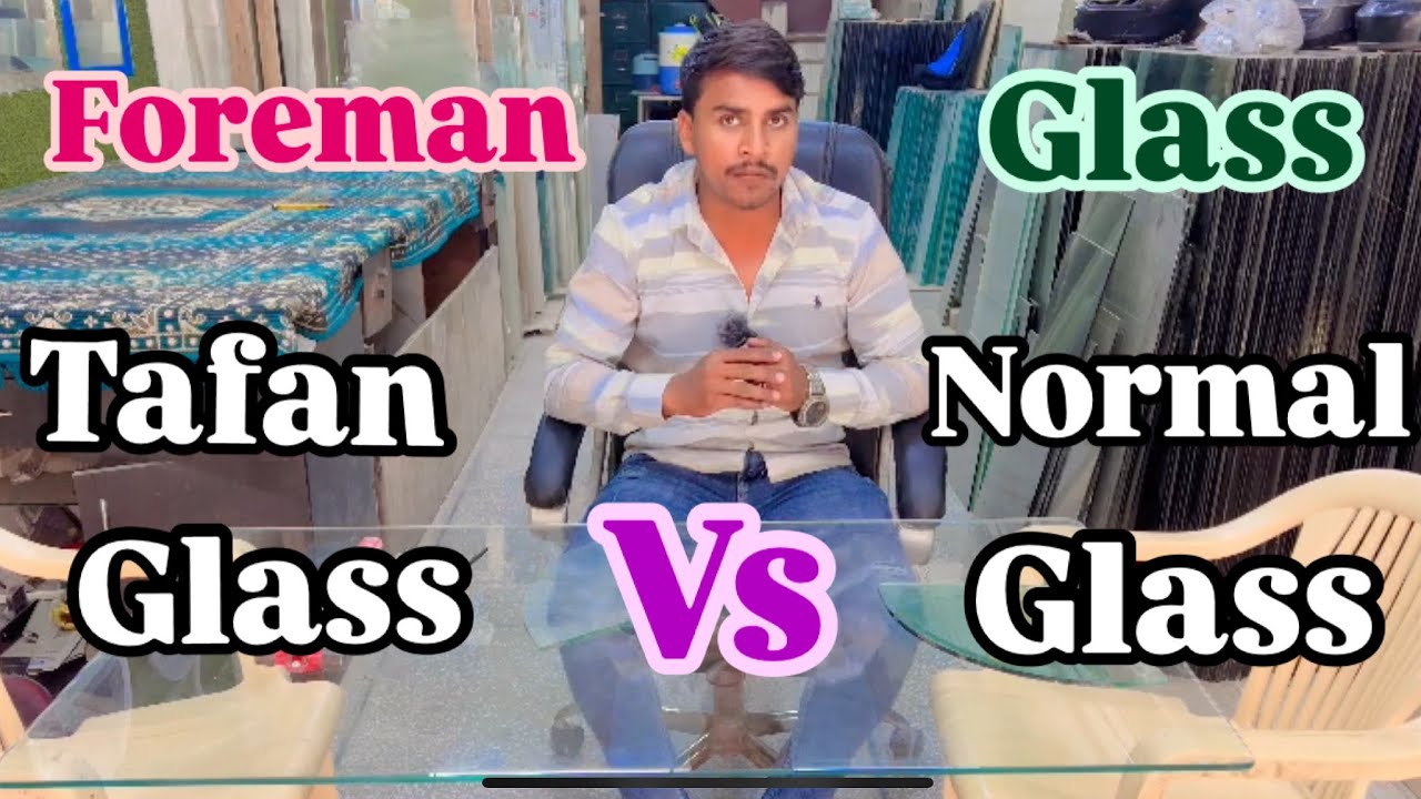 Experiment Tafan glass Vs Normal glass.#foremanglass #viralvideo # ...