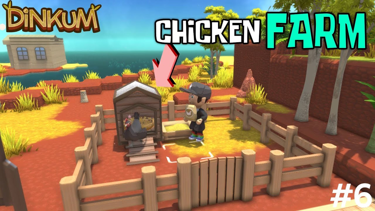 I MADE A CHICKEN FARM AND BRICK WELL! - DINKUM [#6] HINDI 2022 - YouTube