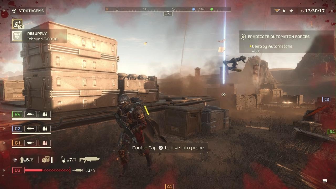 HELLDIVERS 2 destroy Automatons Hard - YouTube