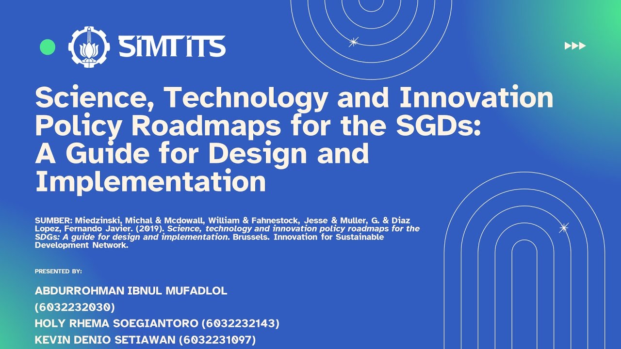 #PaperReview: Science, Technology and Innovation Policy Roadmaps for the SGDs: A Guide for ...