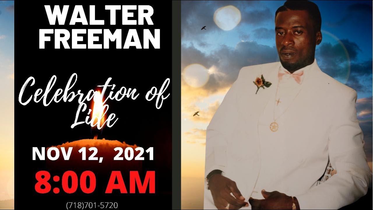 Walter Freeman Viewing and Service (Harmony Funeral Home) - YouTube