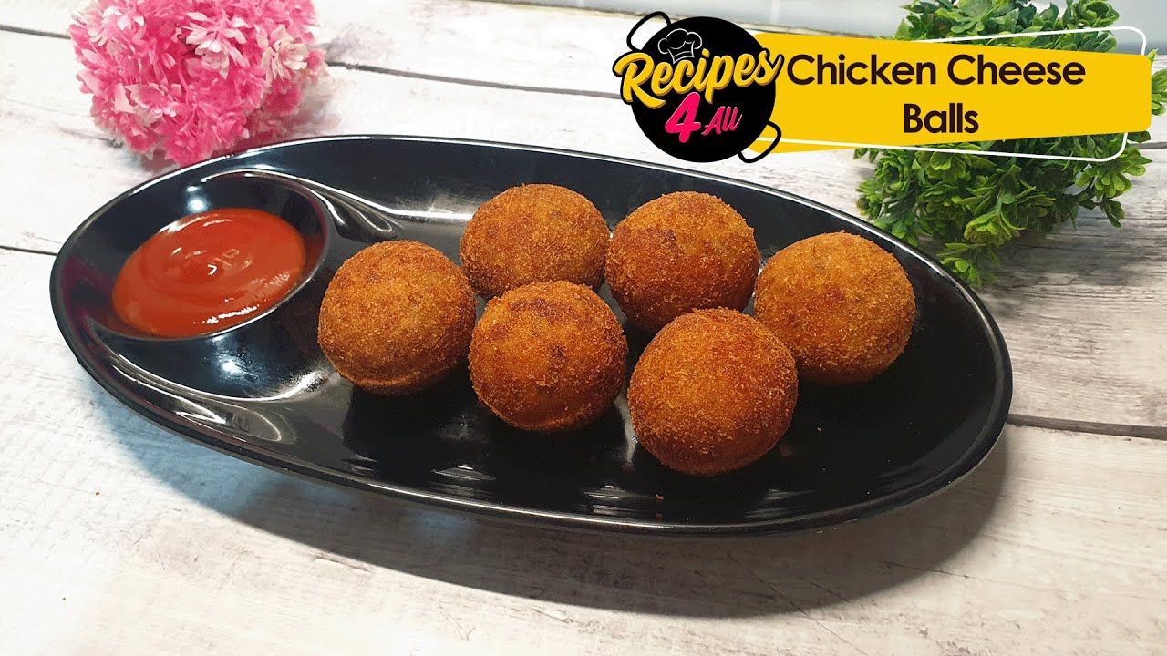 Chicken Cheese Balls Recipe | How to Make Chicken Cheese Balls | Crispy ...