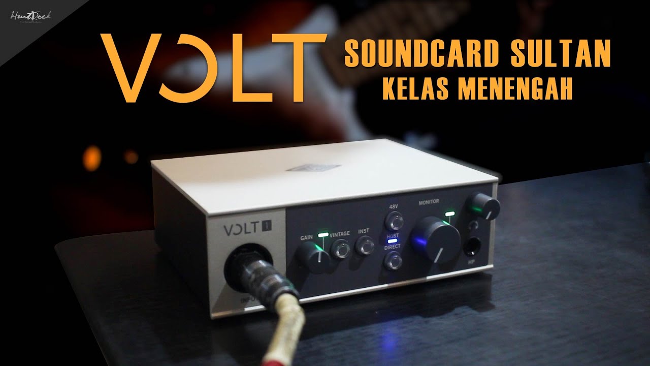 SOUNDCARD VINTAGE TERBAIK !! - AUDIO VOLT 1 REVIEW INDONESIA - YouTube