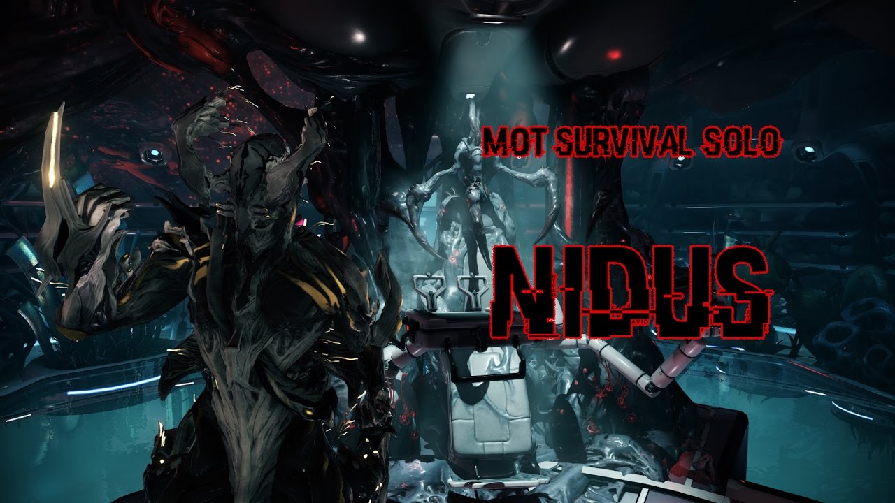 Warframe : Mot Solo Survival - Nidus - YouTube