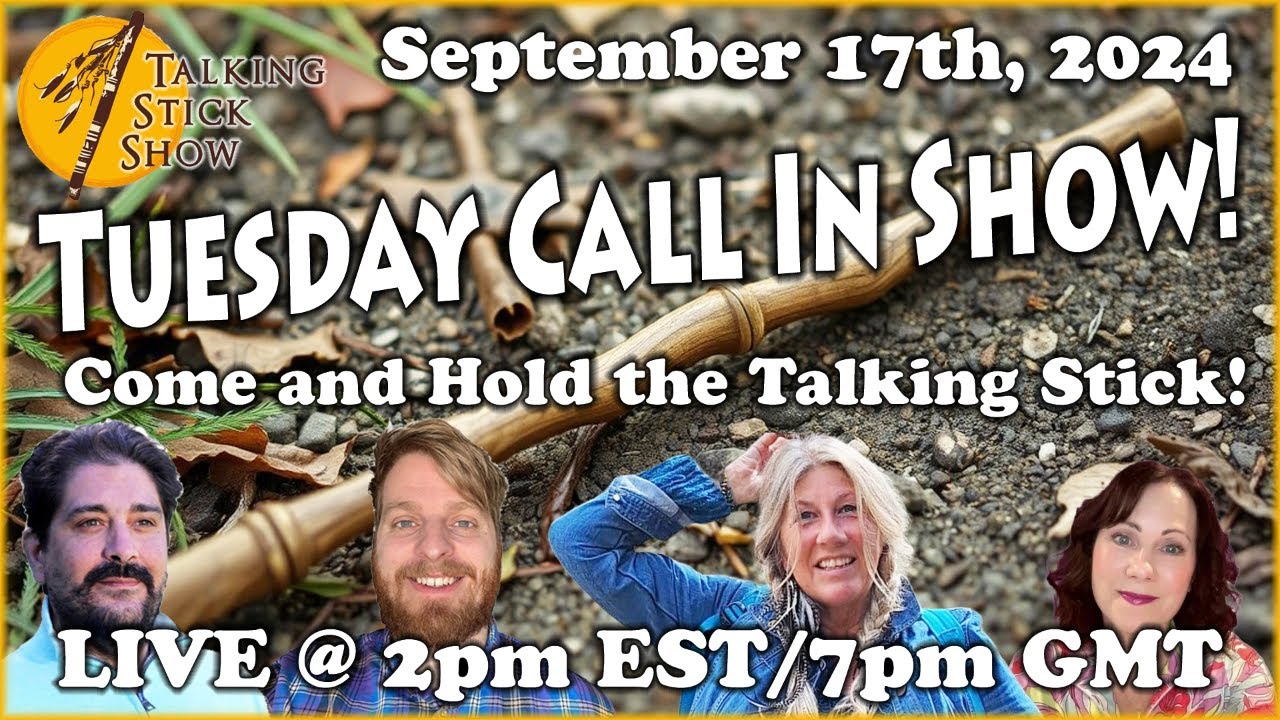 Talking Stick Call In Show - Come Hold The Talking Stick! Link below ...