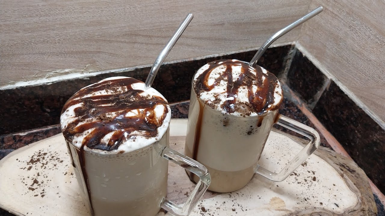Instant Cold Coffee without Ice-Cream | Easy Summer Drinks | Cafe Style ...