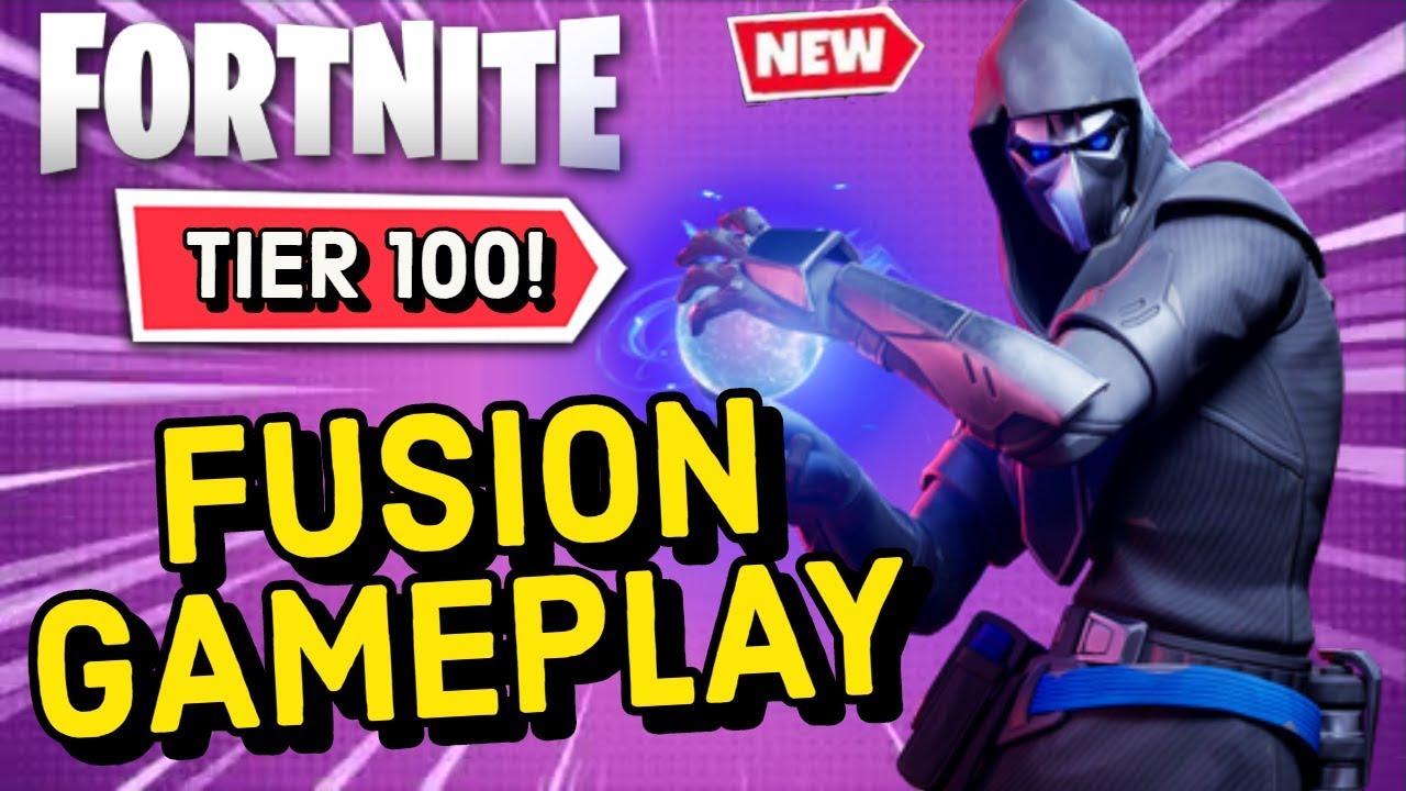 FUSION Skin Gameplay In Fortnite (Tier 100 Skin) - YouTube