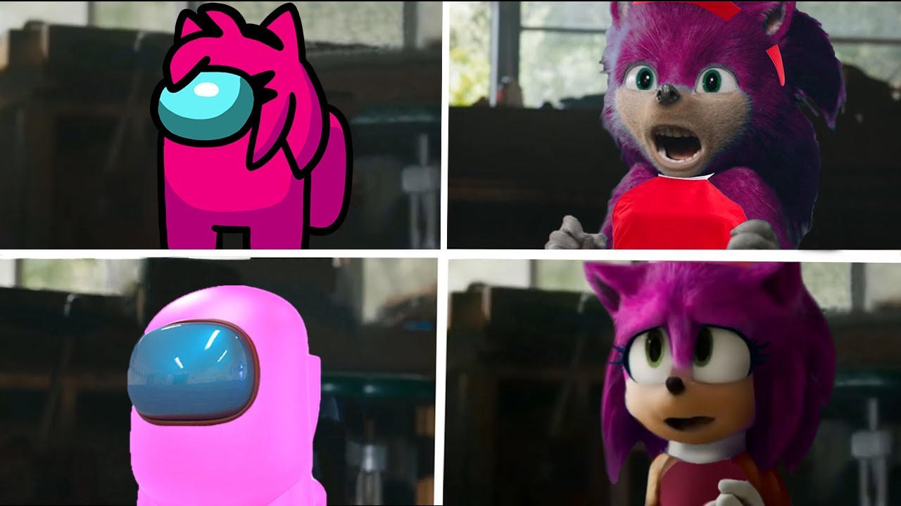 Sonic The Hedgehog Movie Among Us Uh Meow All Designs Compilation (Amy ...