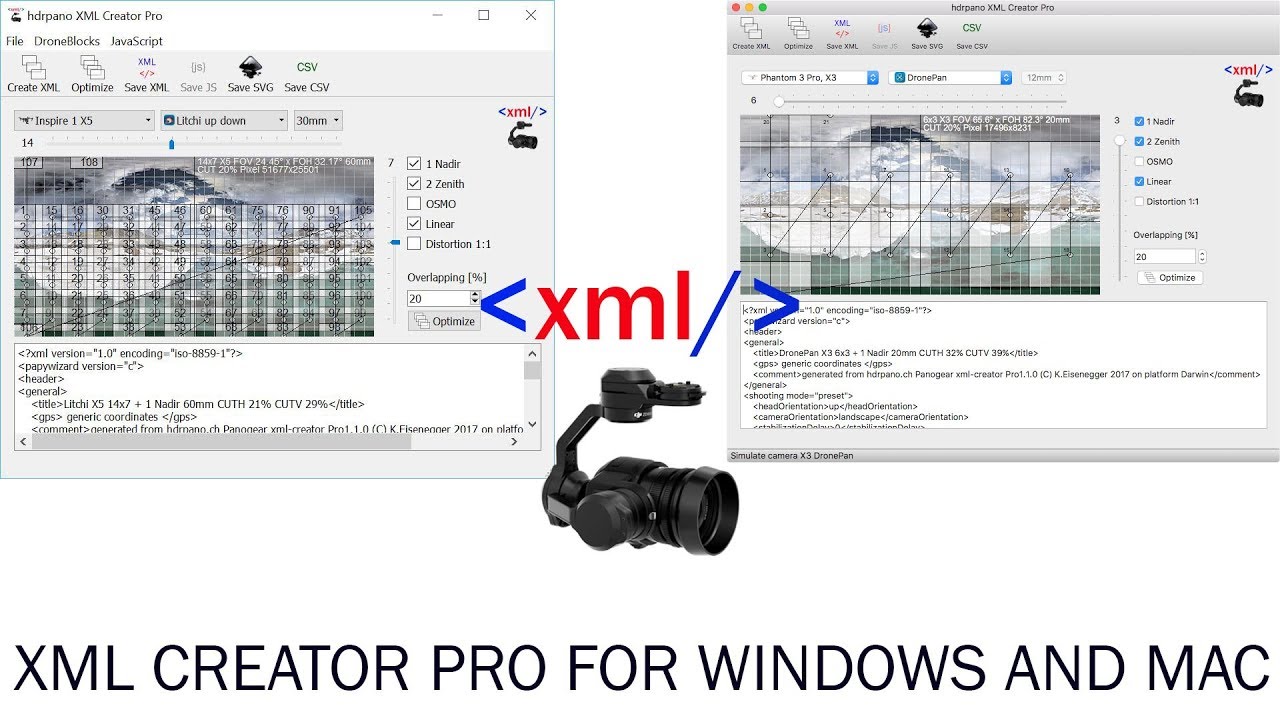 XML CREATOR PRO for Autopano Giga and PtGui - YouTube