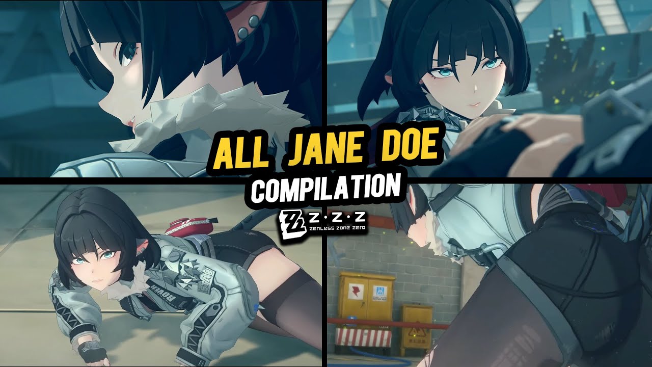 All Jane Doe Compilation Cutscene Animation Dub Japan | ZZZ Zenless Zone Zero - YouTube