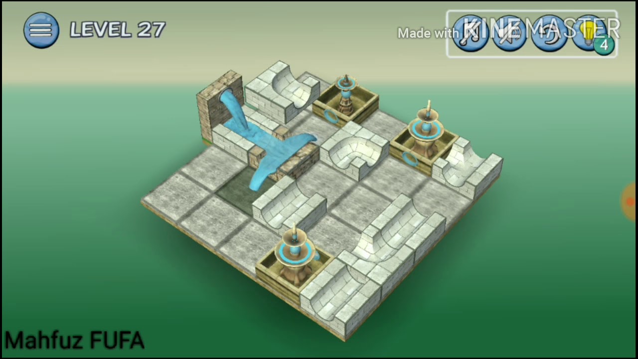Flow water Fountain 3D puzzle | Hard Level 27 - YouTube