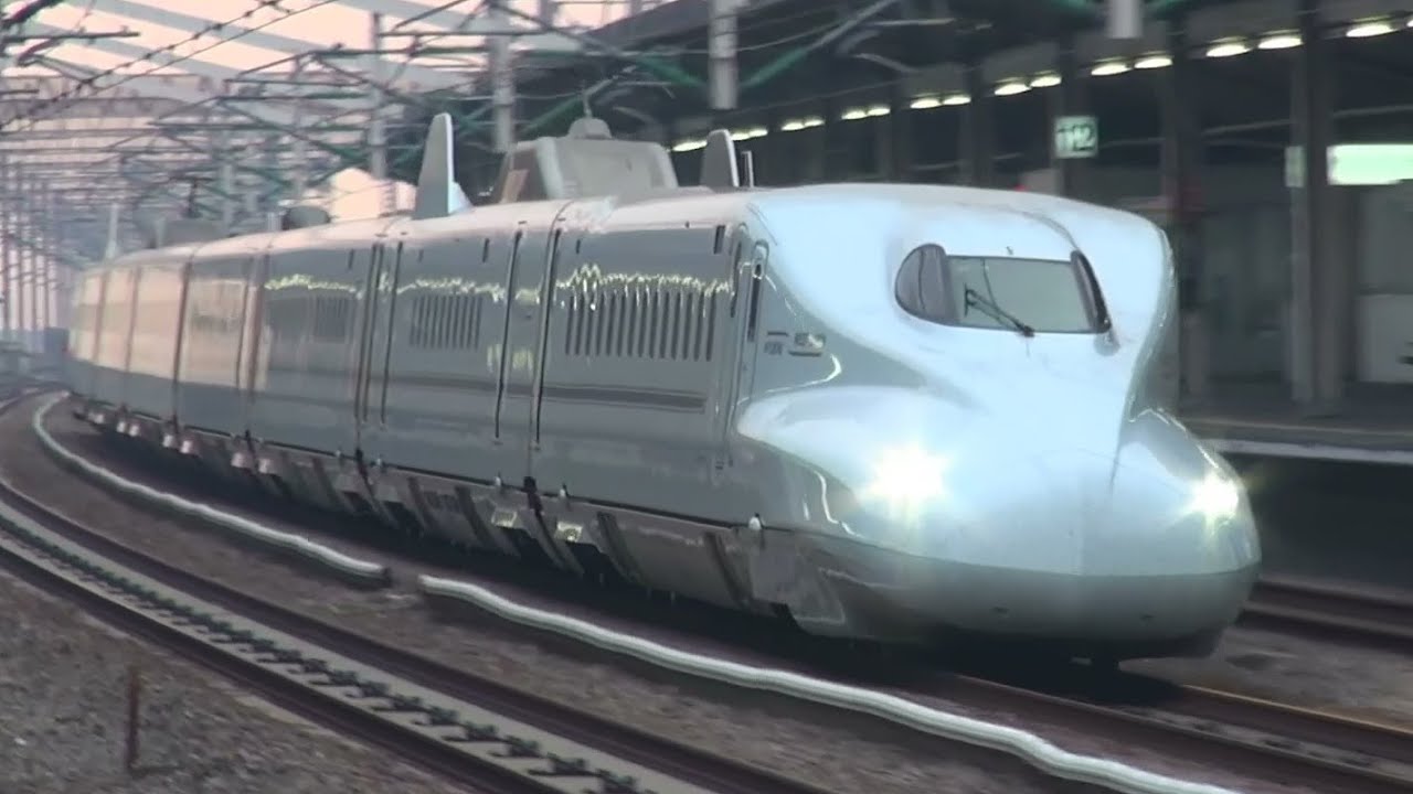 N700A N700系 700系新幹線 山陽新幹線 高速通過！Japanese Bullet Train - Shinkansen - YouTube