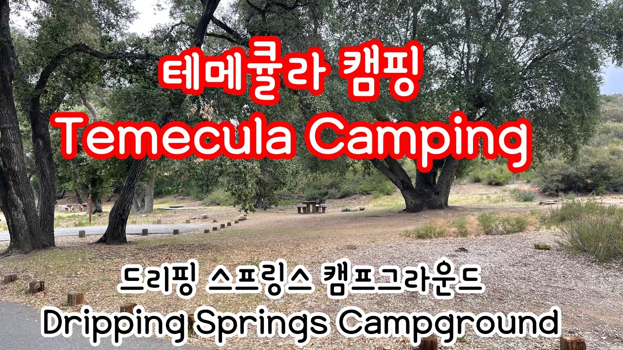 [미국여행] 테메큘라 캠핑 Temecula Camping, 드리핑 스프링스 캠프그라운드 Dripping Springs ...