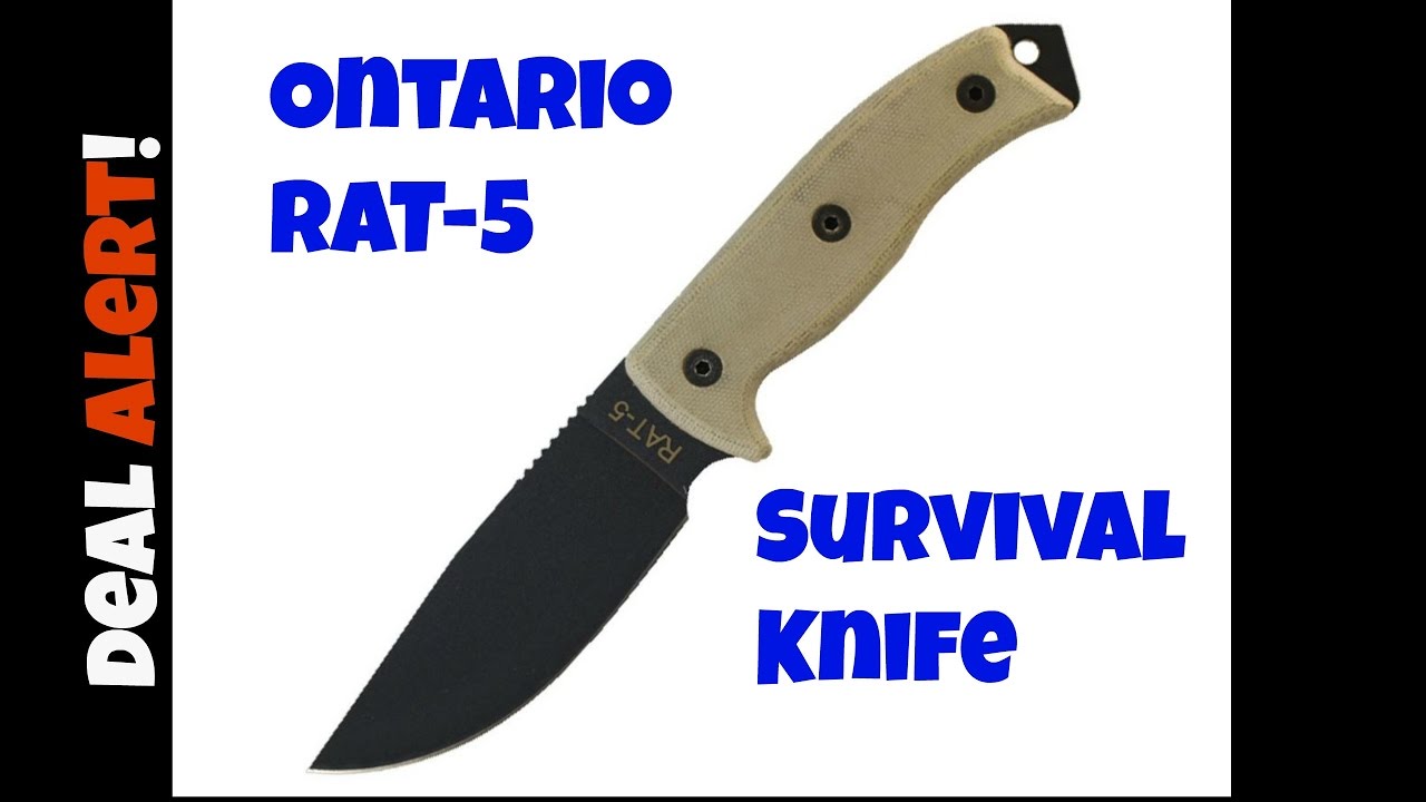 Deal Alert # 136 : Ontario RAT-5 Survival Knife - YouTube