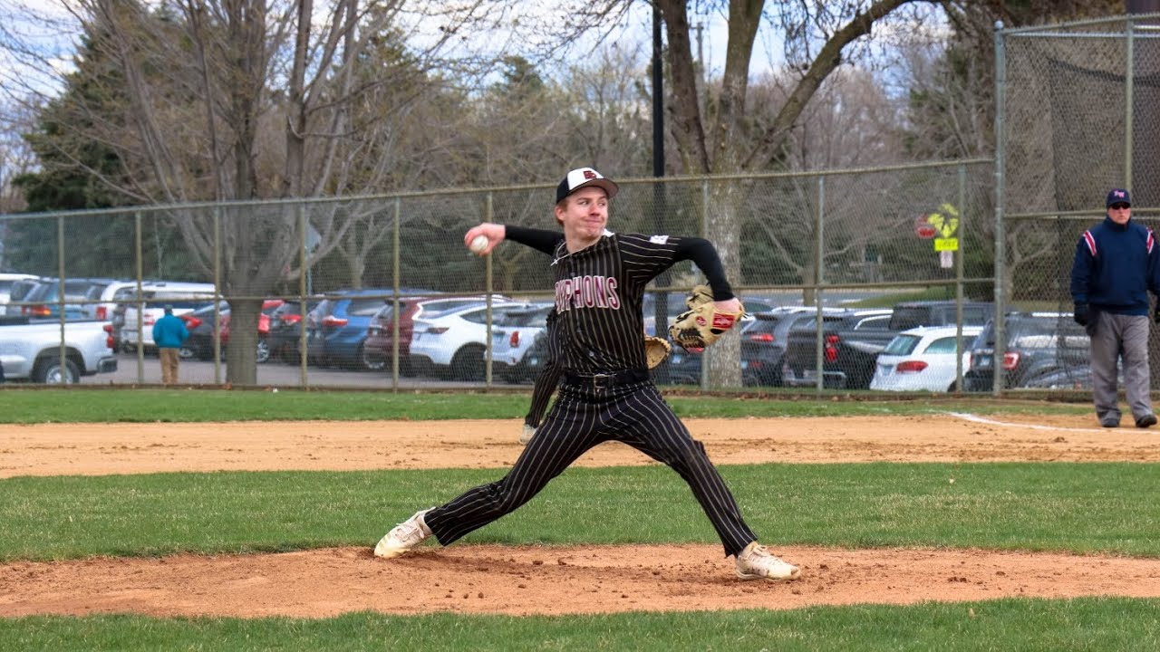 Wesley Cain pitching on April 18 2024 - YouTube