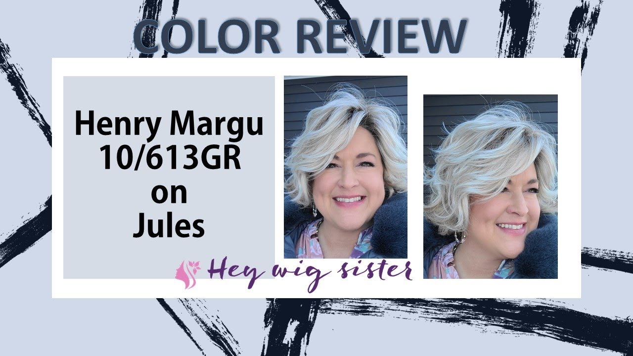 Henry Margu 10/613GR compared to 88GR both on Jules- Blonde wig color ...