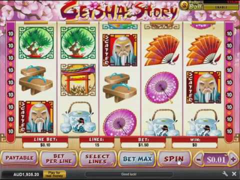 Win on the Geisha Story Slot Machine at Dafabet Casino - YouTube