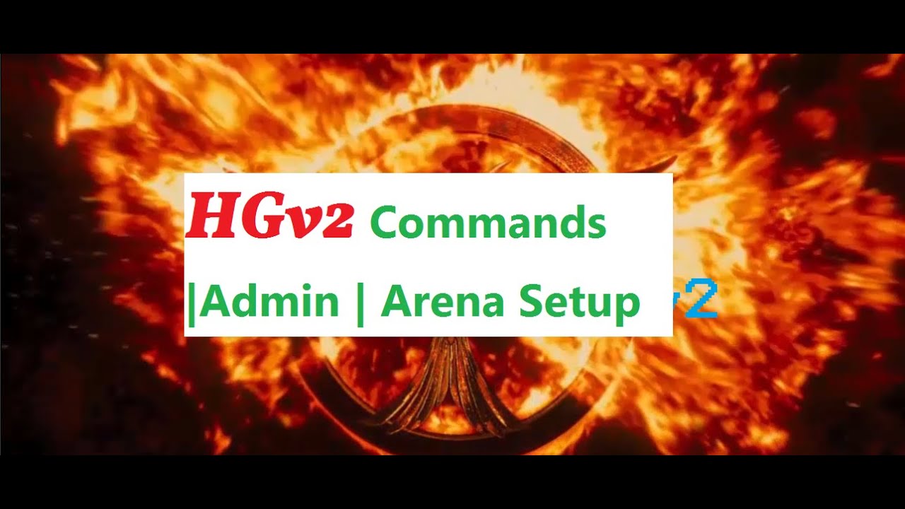 HGv2 Final | Commands - Admin - New Map Setup | mcpe 0.11 minigame ...