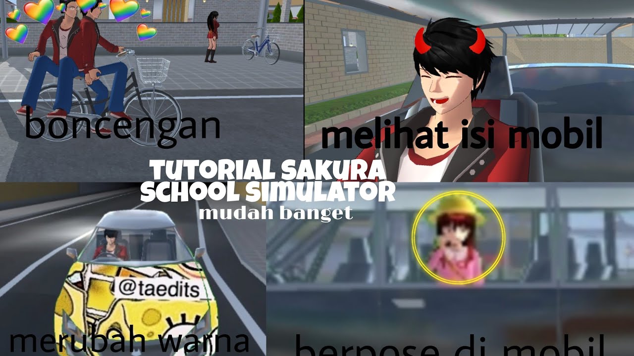 tutorial sakura school simulator mudah banget||sakura school simulator - YouTube