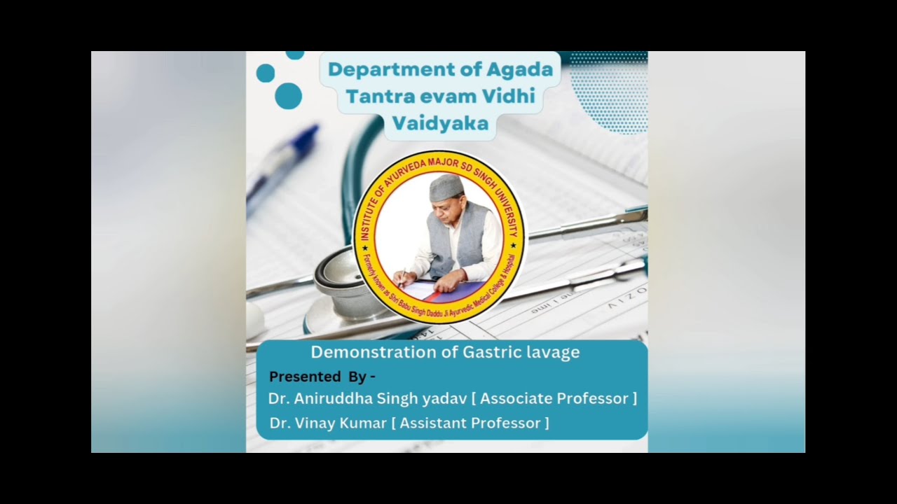 Clinical Demonstration of Gastric Lavage | Step-by-Step Tutorial for ...