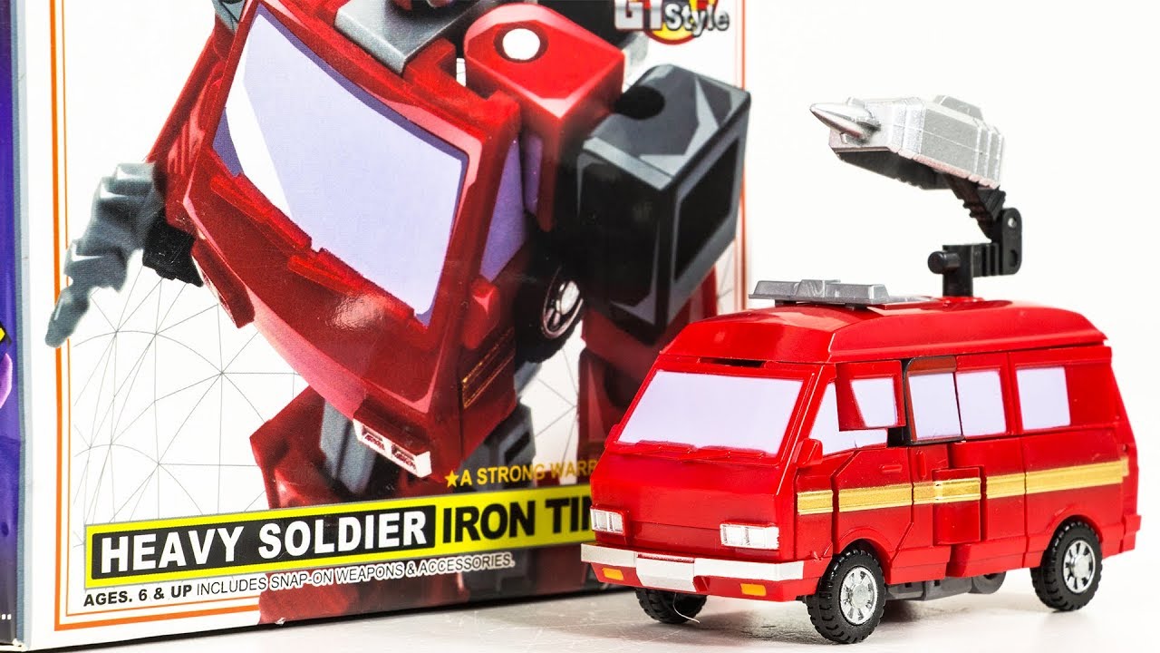 Transformers Hot Soldiers G1 Style HS 07 Heavy Soldier Iron Tin ...