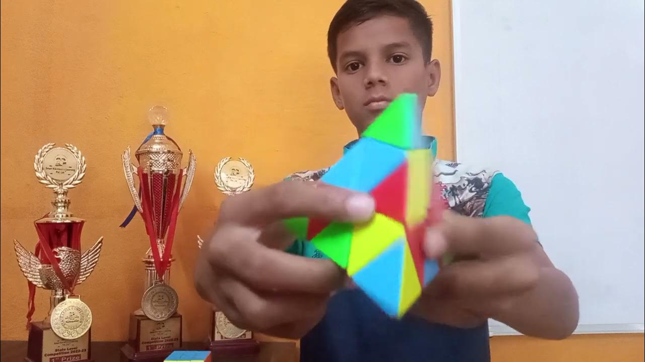 How to solve the pyraminx cube within one minute? - YouTube