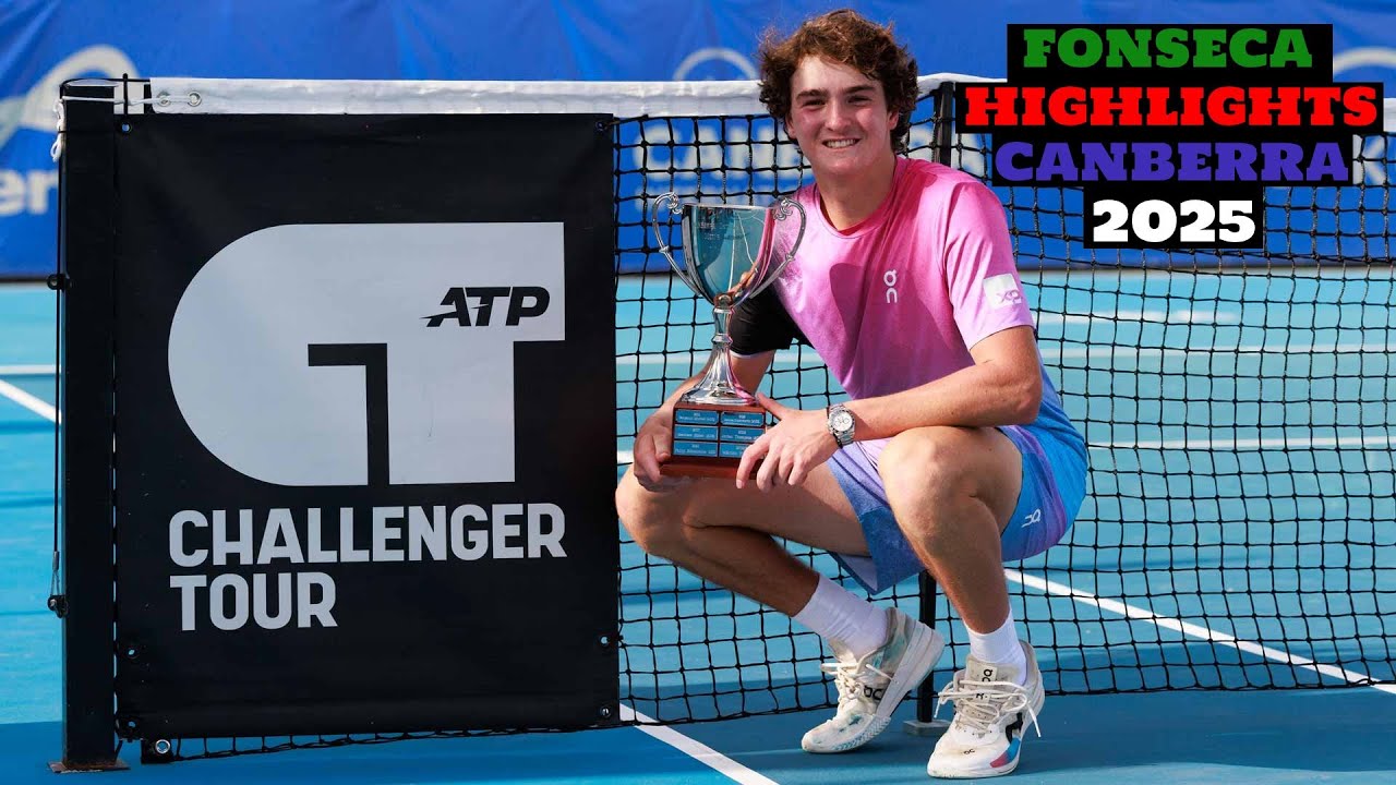 Joao Fonseca Dominates in Canberra! Highlights from his Title Run - YouTube