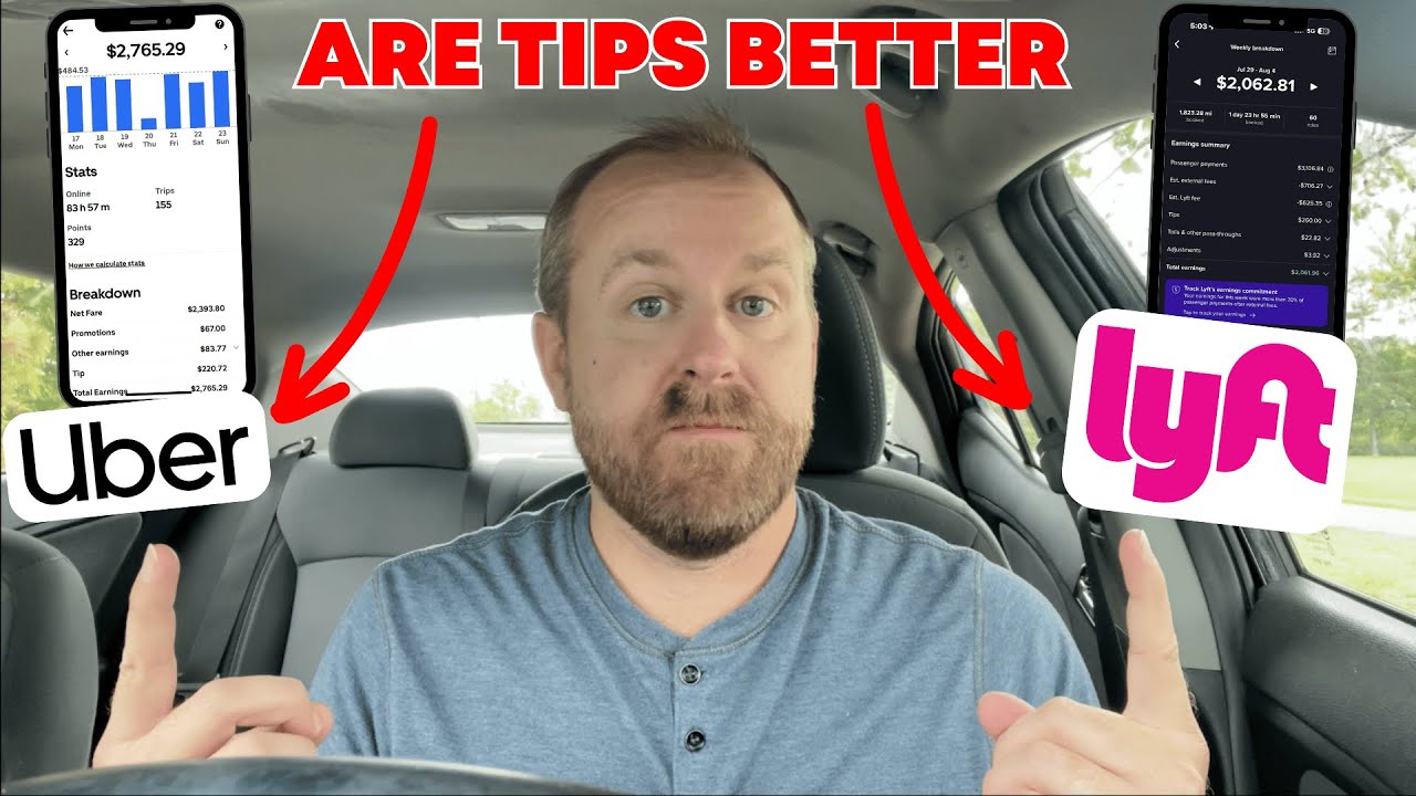 Are Tips Better On Uber Or Lyft? - YouTube