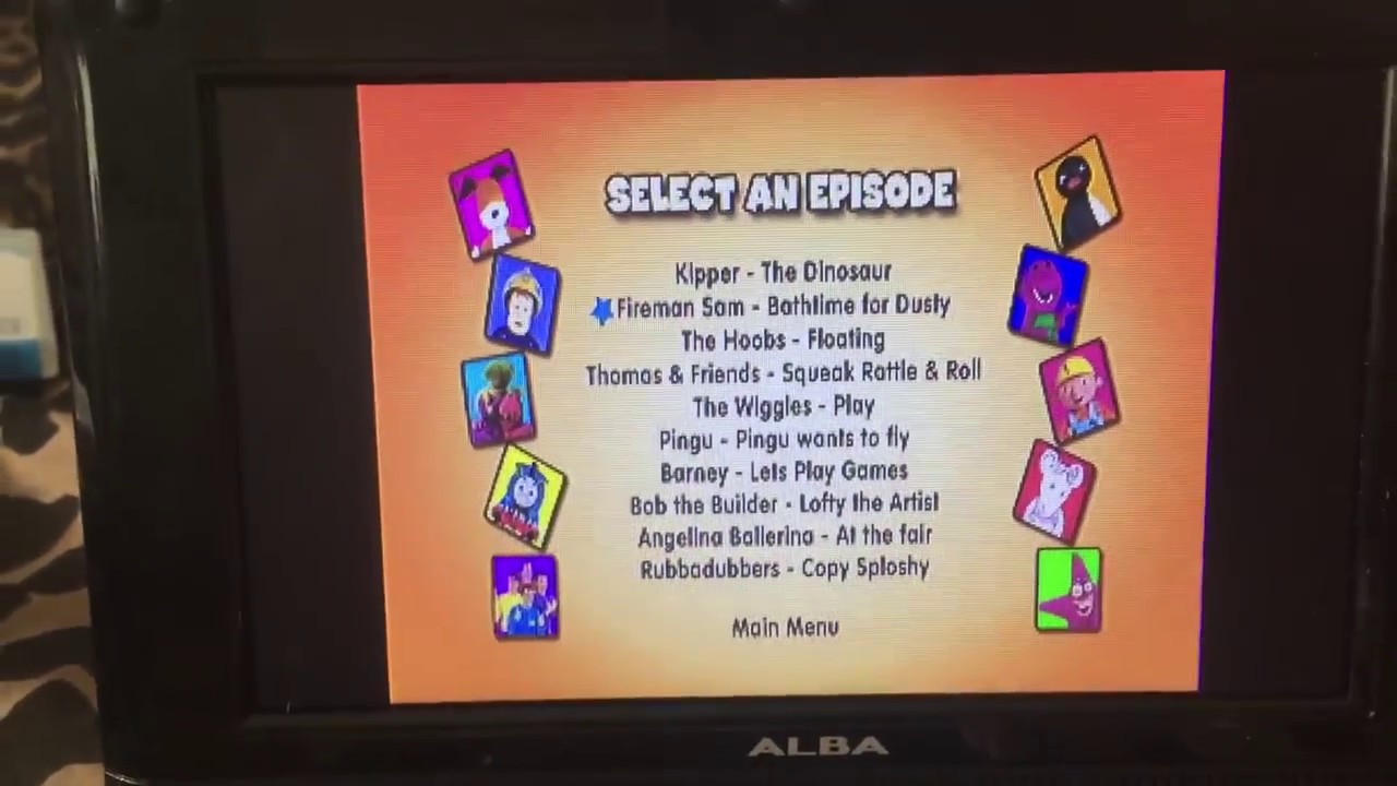 playtime childrens favourites dvd menu walkthrough - YouTube