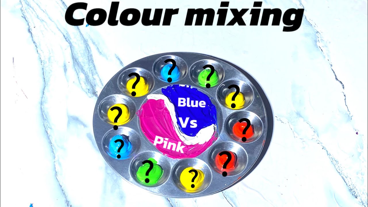 How to create different colors from 3 primary colors | satisfying color ...