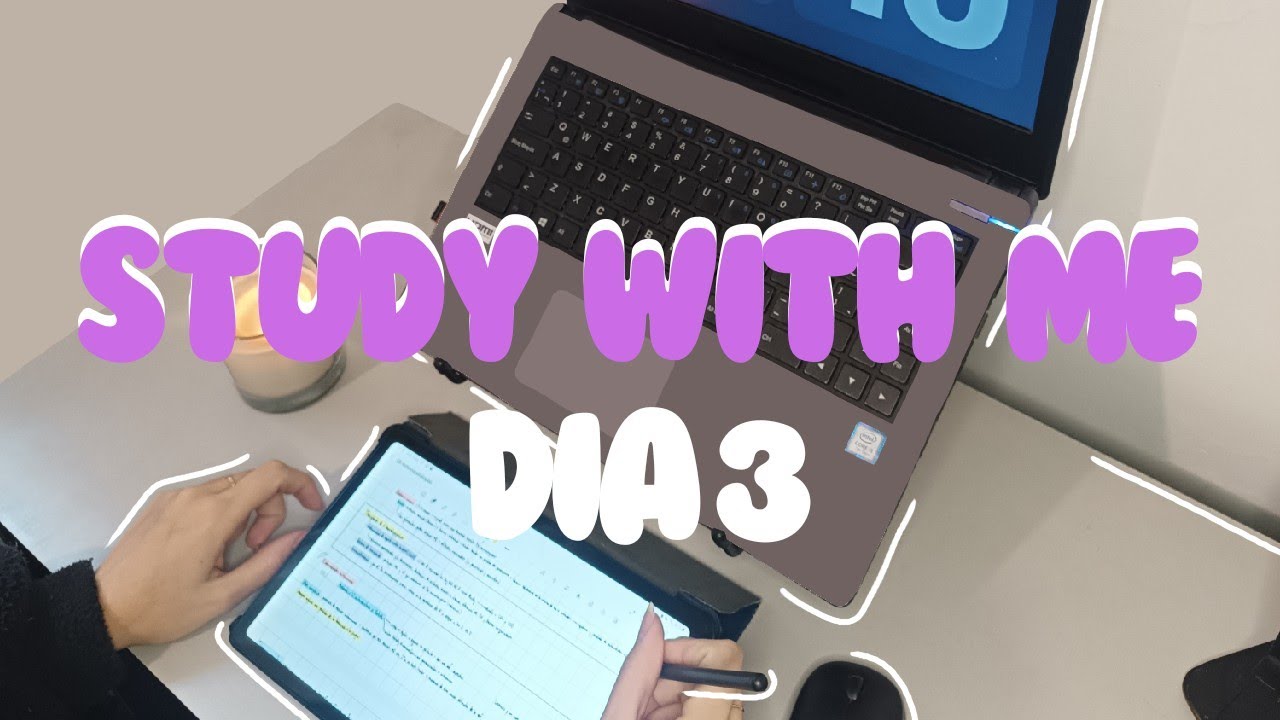 STUDY WITH ME LIVE 3 HOURS | DAY 3 | POMODORO 50/10 - rain sounds, no ...