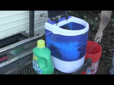 Nomadic Fanatic Camping World Basecamp Portable Washing Machine - YouTube