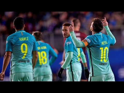 Messi Vs Atletico Madrid (Away) 2017-2018 English Commentary ᴴᴰ 1080i