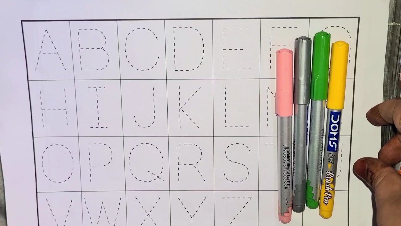 Writing ABCD for kids ABCD CAPITAL letters English Alphabets for ...