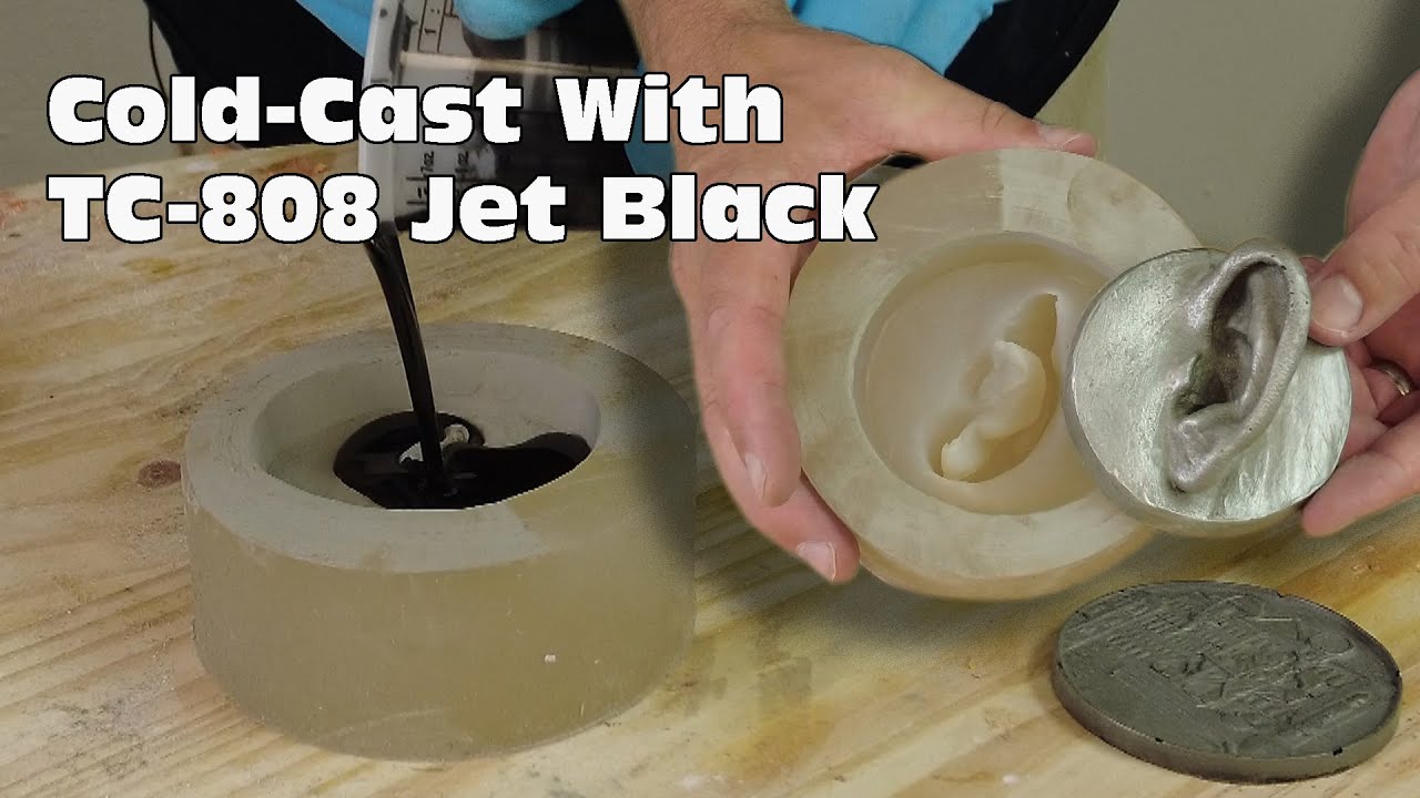 Cold Casting Using TC-808 Jet Black Resin Using Dusting Method - YouTube