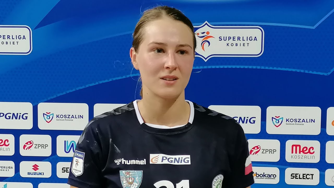 Martyna Żukowska, zawodniczka drużyny Młyny Stoisław Koszalin - YouTube