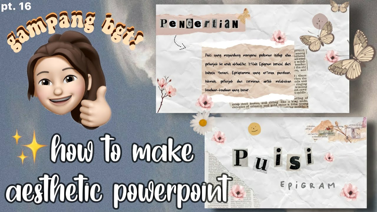 aesthetic powerpoint 🦋 tutorial! pt. 16 //Indonesia - YouTube