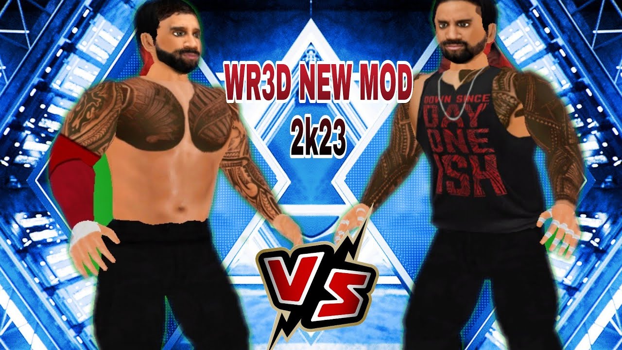 wwe jey uso vs jimmy uso|wr3d new mod 2k23 - YouTube