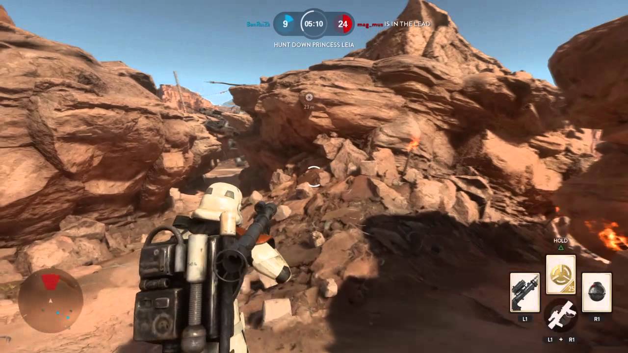 STAR WARS™ Battlefront: LEIA SLAYER: Jawa Refuge: Hero Hunt - YouTube