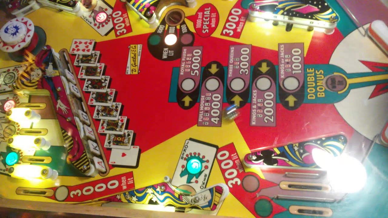 Flipper "Royal Flush". Pinball uruchomiony po 39 latach działa jak nowy ...