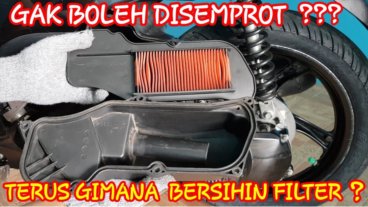 Gak Boleh Disemprot atau Dicuci? Cara Membersihkan Filter Udara Sepeda ...