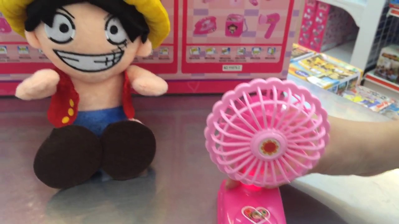 Mini Pink Electric Fan Toy For Kids - YouTube