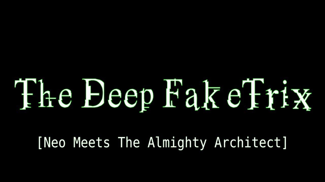 The FAKETRIX Reloaded - Neo Meets The Almighty Architect - YouTube