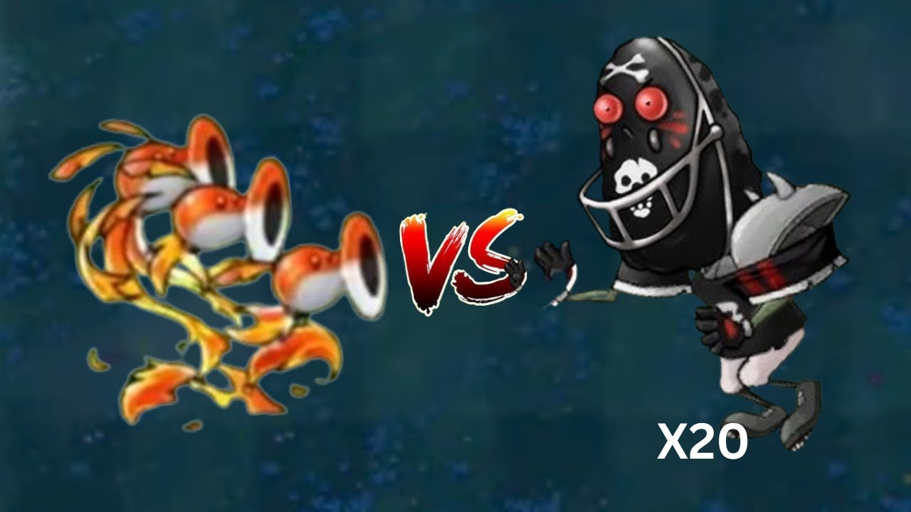 Pvz Fusion RH - Phoenix Threepeater vs 20x Zombies (all zombies) - YouTube